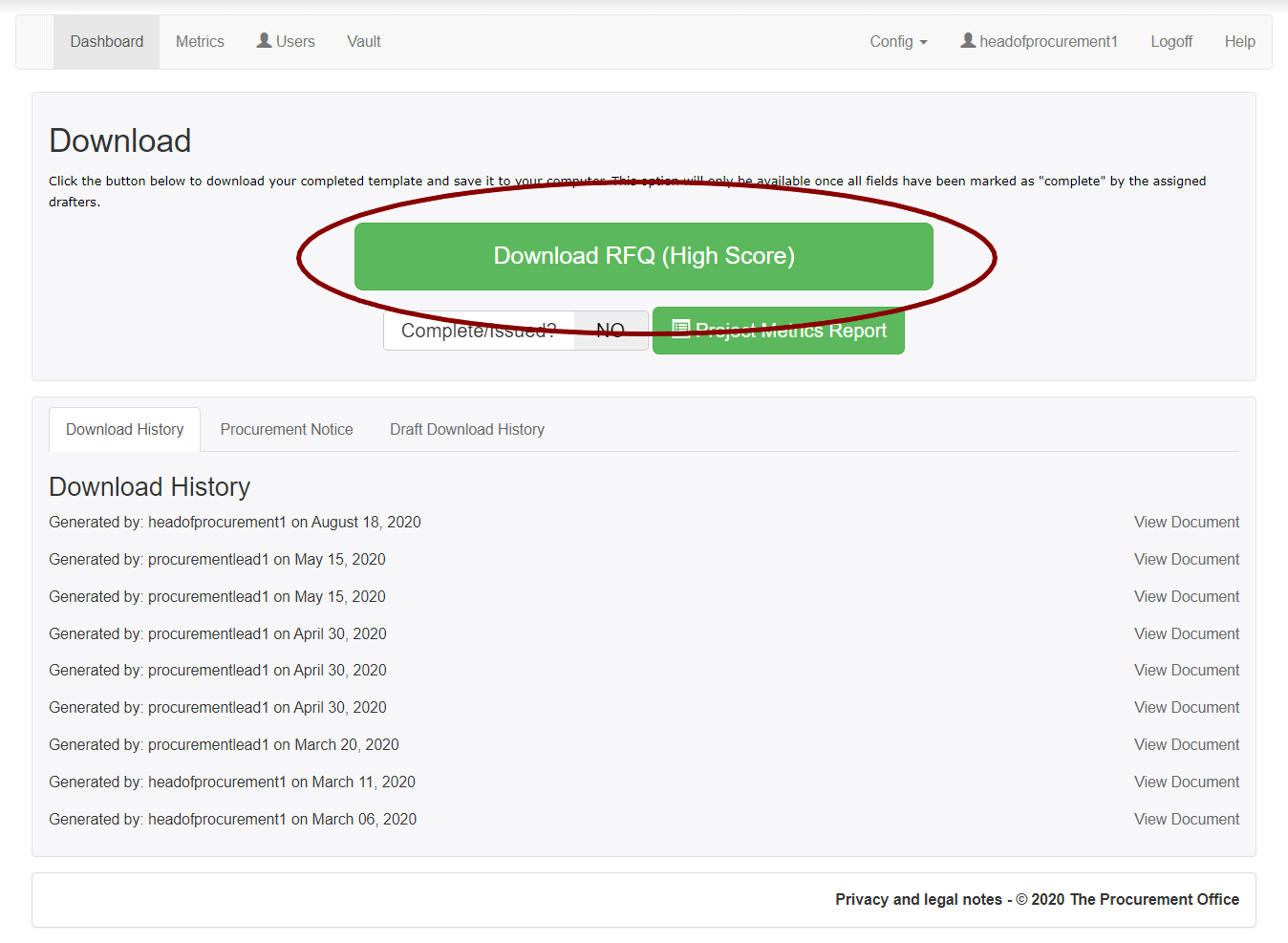 Generating Final RFX Project Documents – RFx Drafter (Orbidder 2.0)